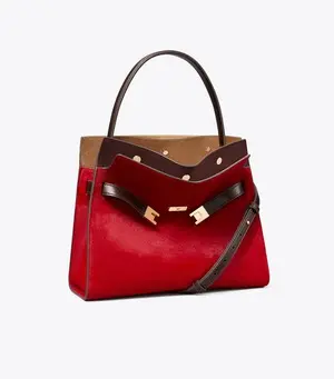 Tory Burch Lee Radziwill Small Shoulder Bag - Red