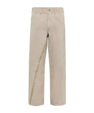 MAISON MARGIELA Twisted-seam Straight-leg Trousers - Grey