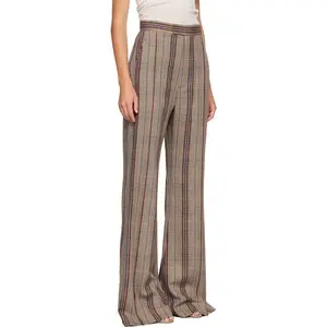 VIVIENNE WESTWOOD Wide-leg Checked Trousers