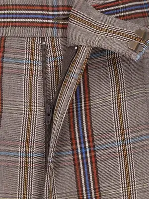 VIVIENNE WESTWOOD Wide-leg Checked Trousers