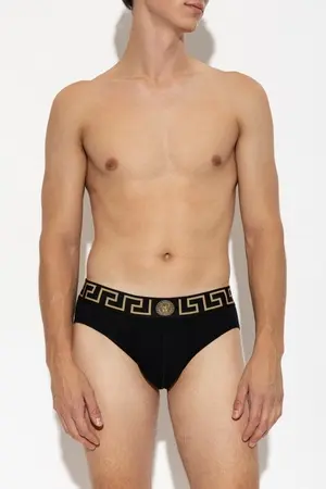 Versace Greca-border Three-pack Briefs