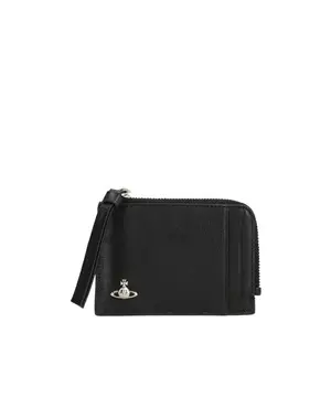 VIVIENNE WESTWOOD Zip-around Card Wallet - Black