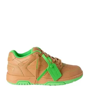 Off-White Lace-up Sneakers - Brown