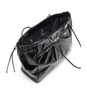 DIESEL® Scrunch-d Drawstring Shoulder Bag - Black