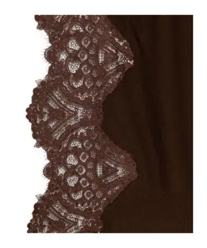 Ermanno Scervino Lace-trimmed Scarf