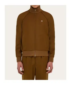 FERRAGAMO Zip-up Blouson With Gancio Logo