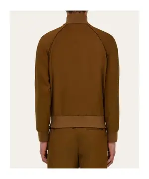 FERRAGAMO Zip-up Blouson With Gancio Logo