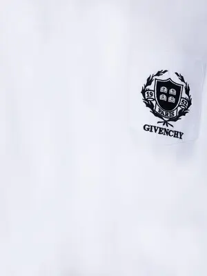 Givenchy Logo Embroidered Crewneck T-shirt