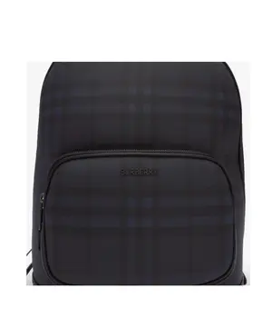 Burberry Checked Logo Backpack