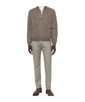 Brioni Zip-up Bomber Jacket