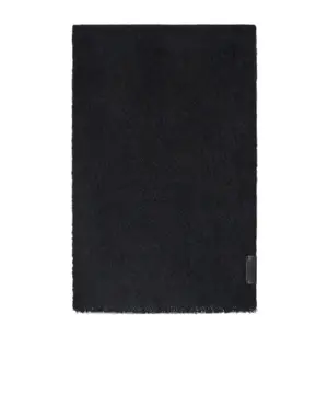 LEMAIRE Fluffy Scarf In Alpaca Wool Blend - Black