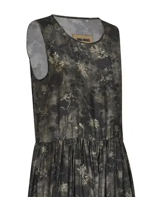 UMA WANG Sleeveless Maxi Dress - Black