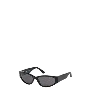 Balenciaga Geometric Sunglasses - Black