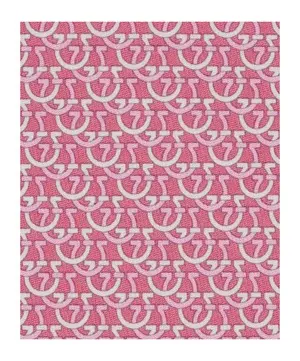 FERRAGAMO Gancini Links Print Silk Neck Tie