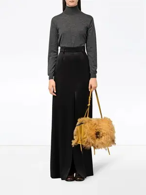 Prada Shearling Detail Bag