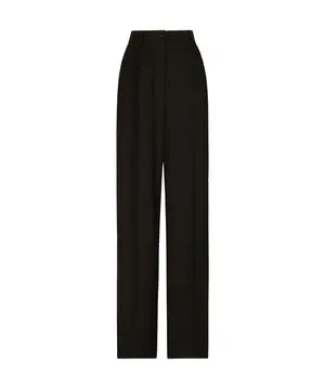 Dolce & Gabbana Pressed-crease Palazzo Pants