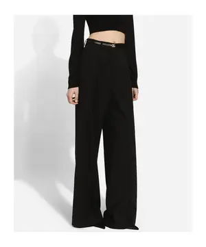 Dolce & Gabbana Pressed-crease Palazzo Pants