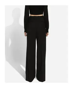 Dolce & Gabbana Pressed-crease Palazzo Pants