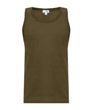 MAISON MARGIELA Crew-neck Tank Top - Green