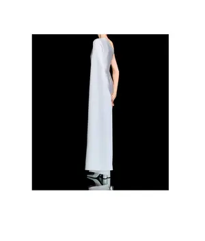 Solace One-shoulder Pleated Maxi Dress
