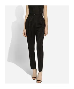 Dolce & Gabbana Tailored Pinstripe Wool Pants