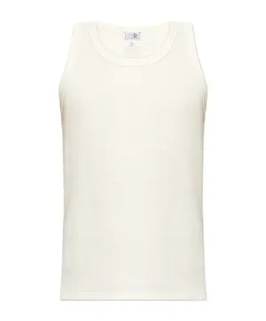 MAISON MARGIELA Crew-neck Tank Top - White