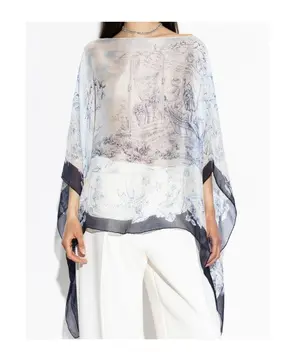FERRAGAMO Floral Pattern Shawl