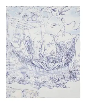 FERRAGAMO Floral Pattern Shawl