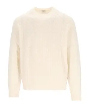 Eleventy Long-sleeved Knitwear - White