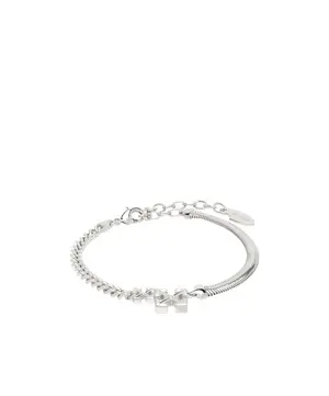 Off-White Double-arrow Bracelet - White