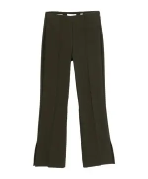 Vince Side-slit Trousers - Black