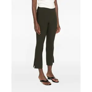 Vince Side-slit Trousers - Black