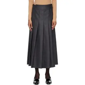 RÓHE Pleated Wrap Midi Skirt - No