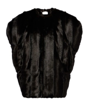 Magda Butrym Oversized Vest - Brown