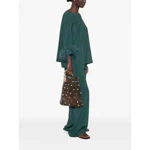 GIANLUCA CAPANNOLO Wide-leg Trousers With Pleat Detail