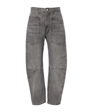 NILI LOTAN Shon Barrel-leg Jeans - Grey