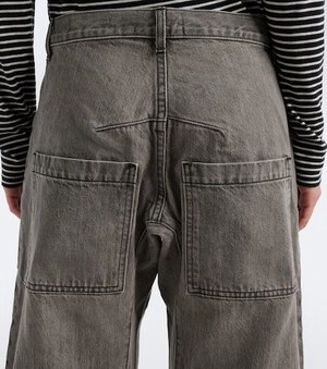 NILI LOTAN Shon Barrel-leg Jeans - Grey