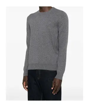 D'ANIELLO Crew-neck Ribbed-trim Knit