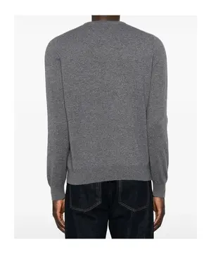 D'ANIELLO Crew-neck Ribbed-trim Knit