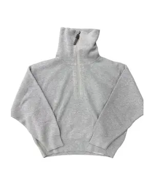 Brunello Cucinelli Long-sleeve Knit Top With High Neck And Zip Closure