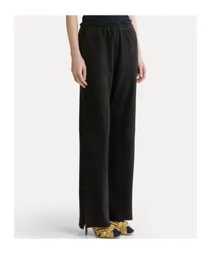 FORTE_FORTE Suede Wide Leg Trousers