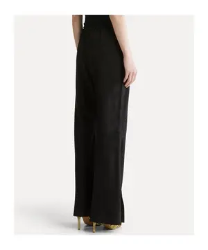 FORTE_FORTE Suede Wide Leg Trousers