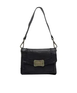 CAMPOMAGGI Flap Shoulder Bag - Black