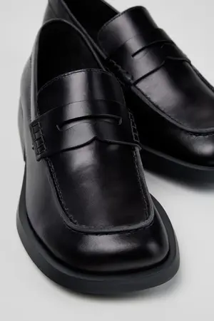 Camper Leather Moccasins For