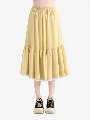 Paloma Wool Lamin Tiered Midi Skirt