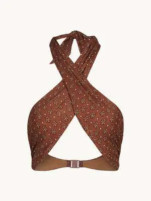 Johanna Ortiz Spice Bikini Top - Brown