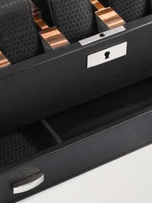 Wolf Roadster Full-grain Vegan Leather Ten-piece Watch Box