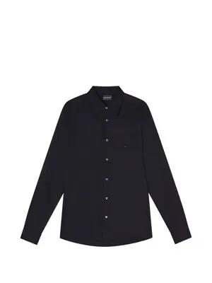 Emporio Armani Cotton Shirt - Black