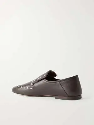 WALES BONNER Dakar Embellished Leather Loafer