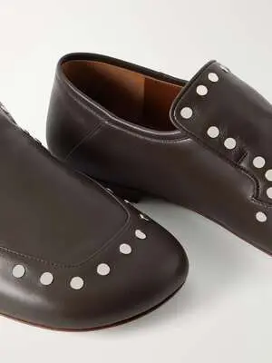 WALES BONNER Dakar Embellished Leather Loafer